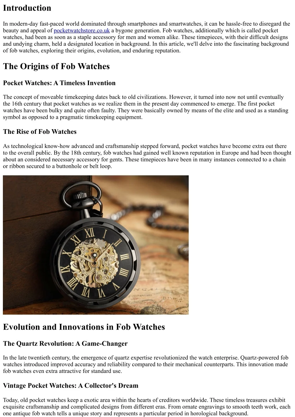PPT - Unveiling the Fascinating History of Fob Watches PowerPoint ...