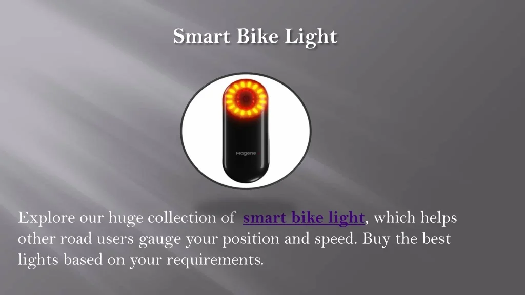 PPT - Smart Bike Computer PowerPoint Presentation, free download - ID ...