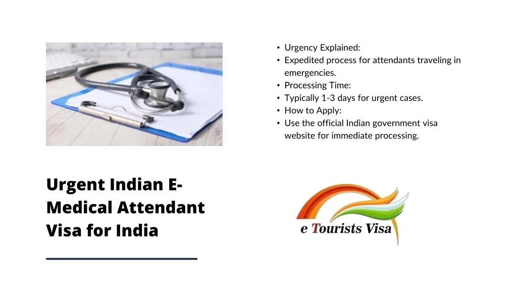 PPT - Indian E-Medical Attendant Visa PowerPoint Presentation, free ...