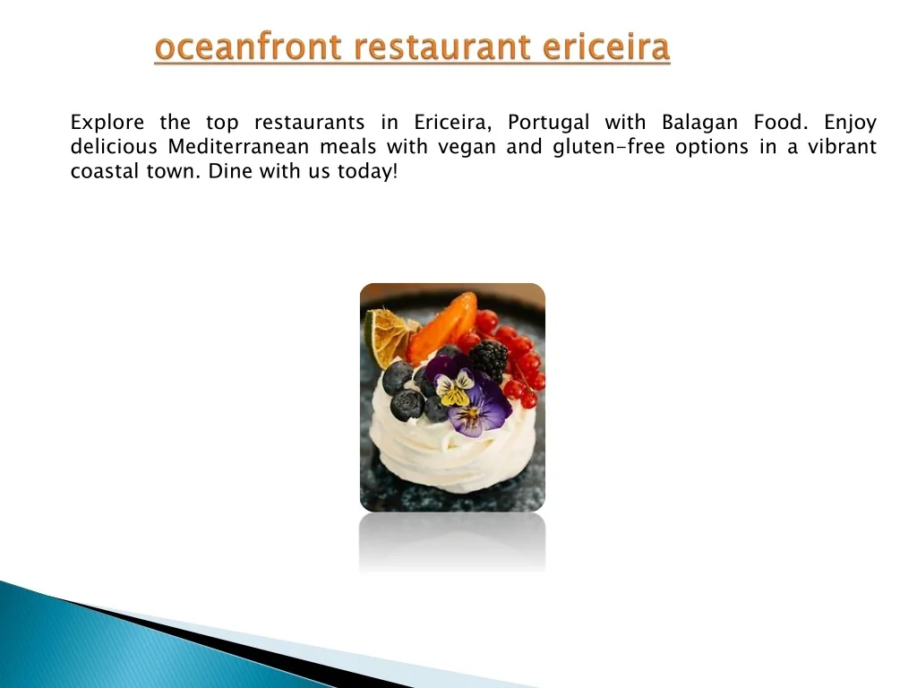 PPT - Best Restaurant With A View Ericeira | Balagan Food PowerPoint ...