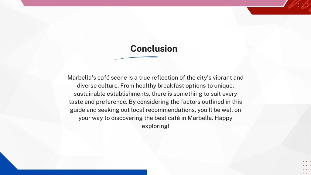 PPT - Best Café in Marbella: Your Go-To Spot for Coffee and Relaxation ...