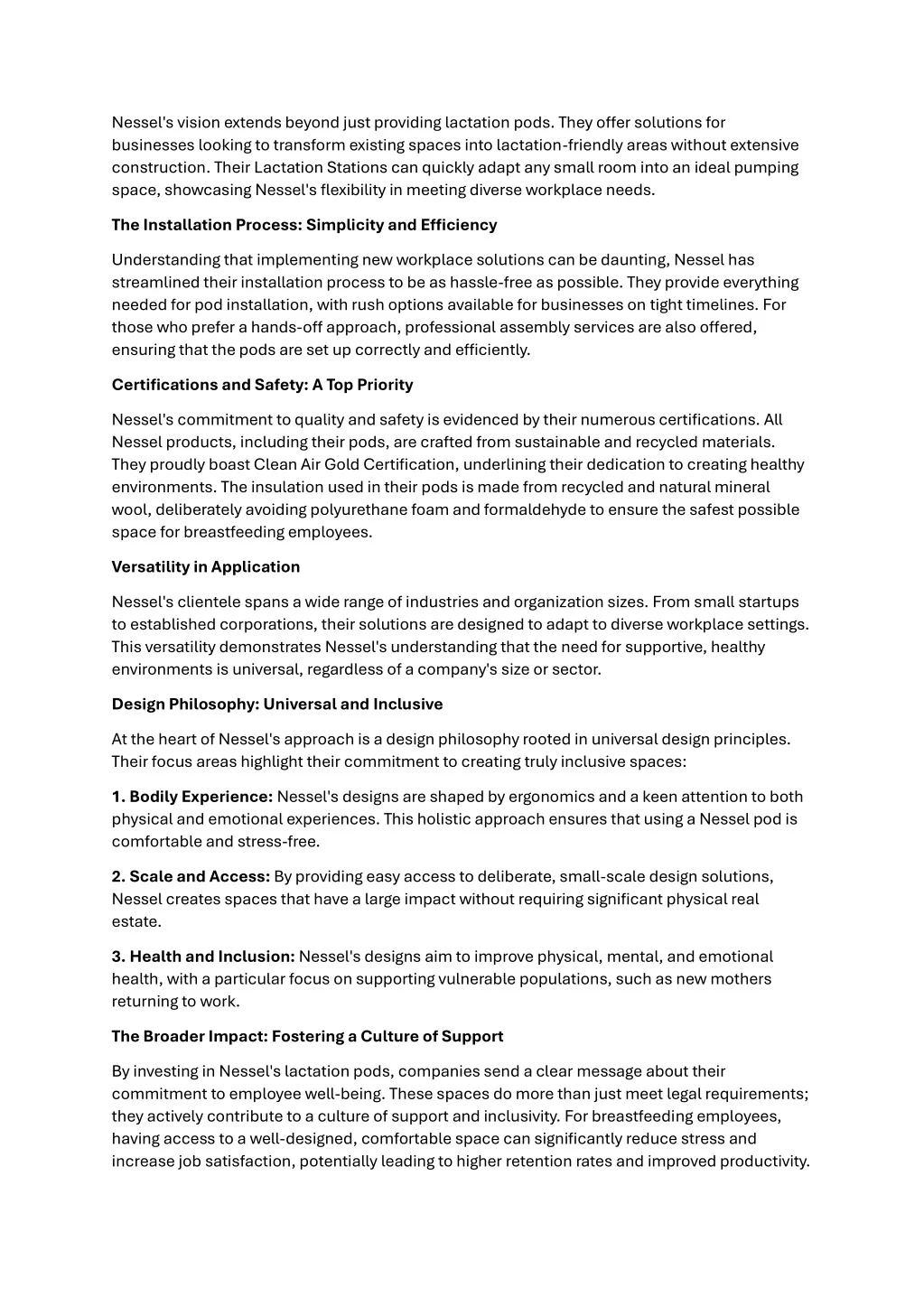 PPT - Designing The Perfect Lactation Pod- The Nessel Approach To ...