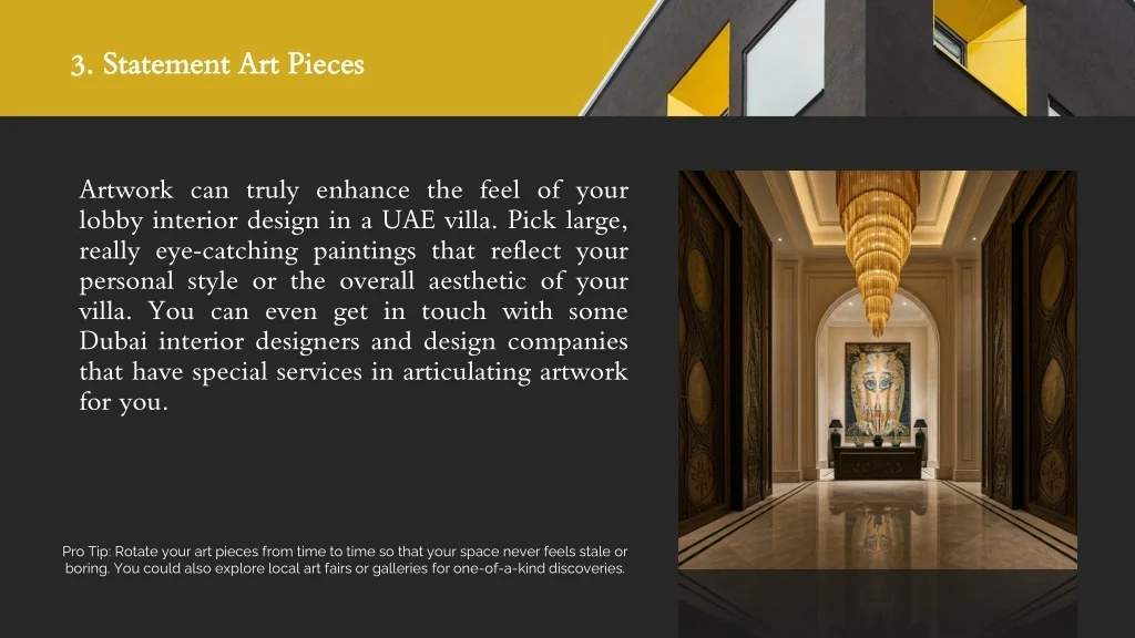 PPT - Top 5 Handpicked Ideas for Lobby Interior Design in UAE Villa ...