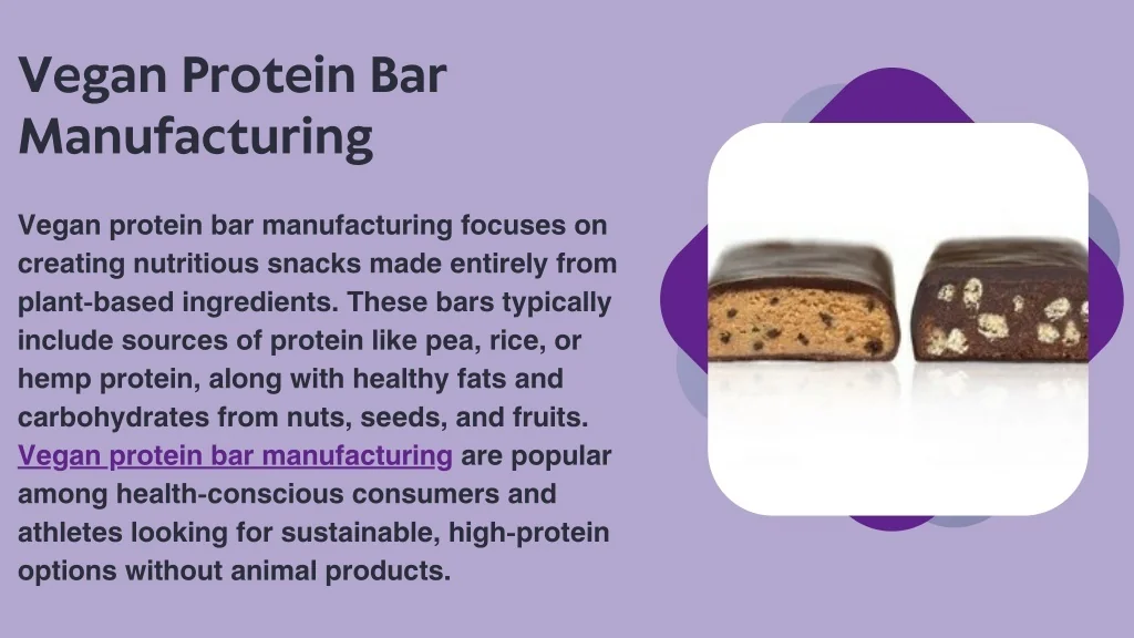 PPT - Vegan Protein Bar Manufacturing Nutritious and Delicious Snacks ...
