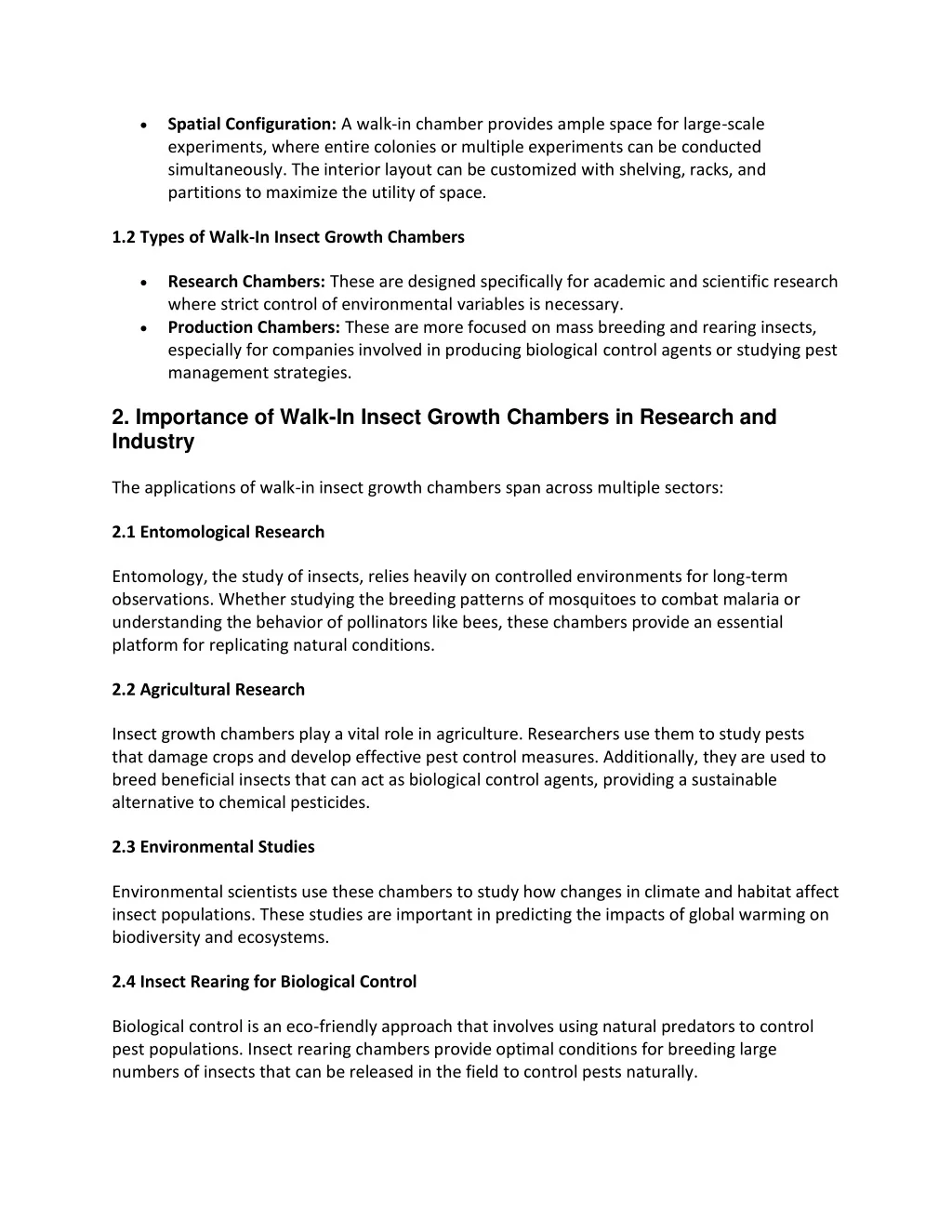 PPT - Walk-In Insect Growth Chambers manufacturer PowerPoint ...