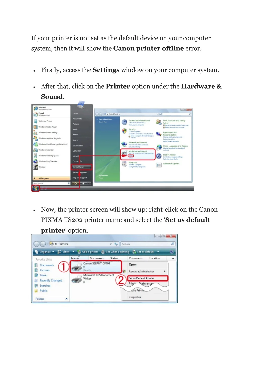 PPT - How to Solve Canon PIXMA TS202 Printer Offline Error? PowerPoint Presentation - ID:13671979