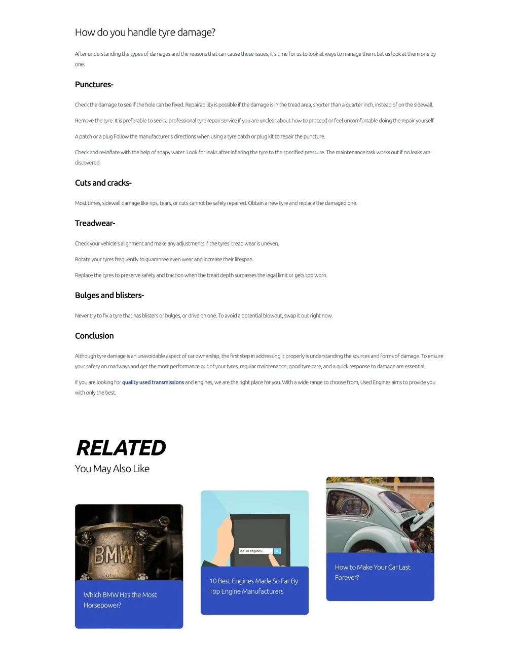 PPT - Tyre Damage A Guide On How To Handle It PowerPoint Presentation ...