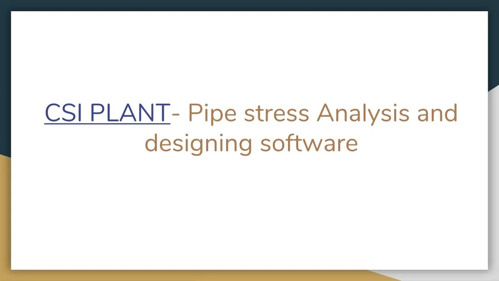 PPT - Structural Engineering Software in India PowerPoint Presentation ...
