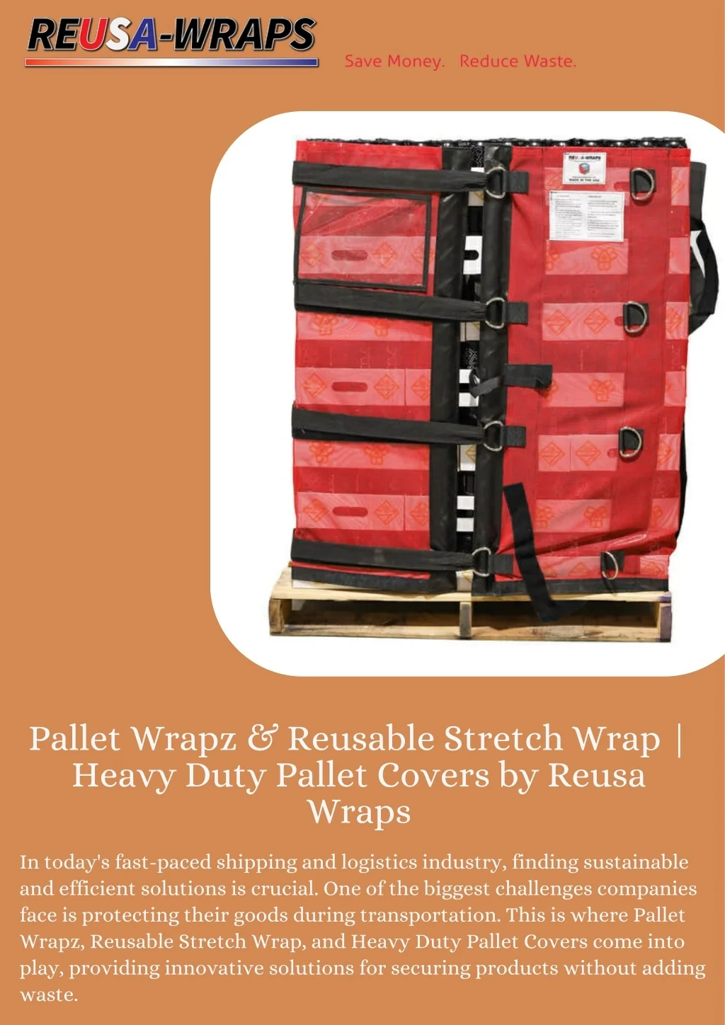 PPT - Buy Pallet Wrapz & Reusable Stretch Wrap | Durable Pallet Covers ...
