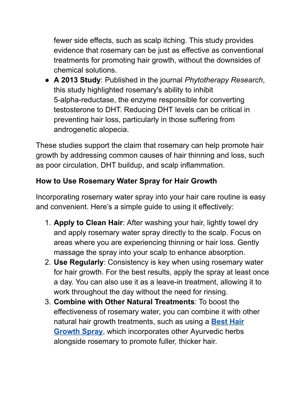 PPT - Will Rosemary Water Spray Help to Grow Hair? PowerPoint ...