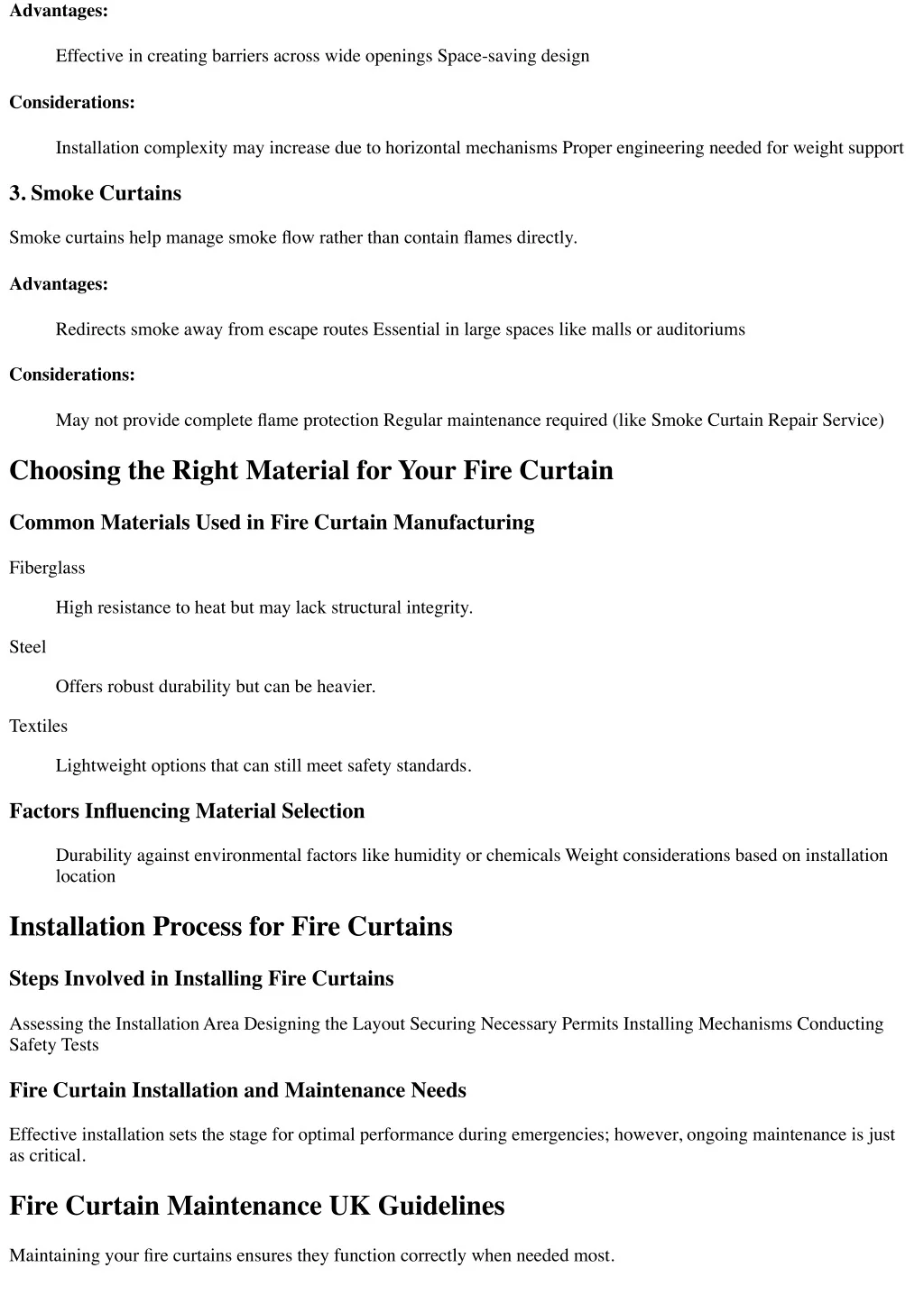 PPT - How to Choose Between Different Types of Fire Curtains for Your ...