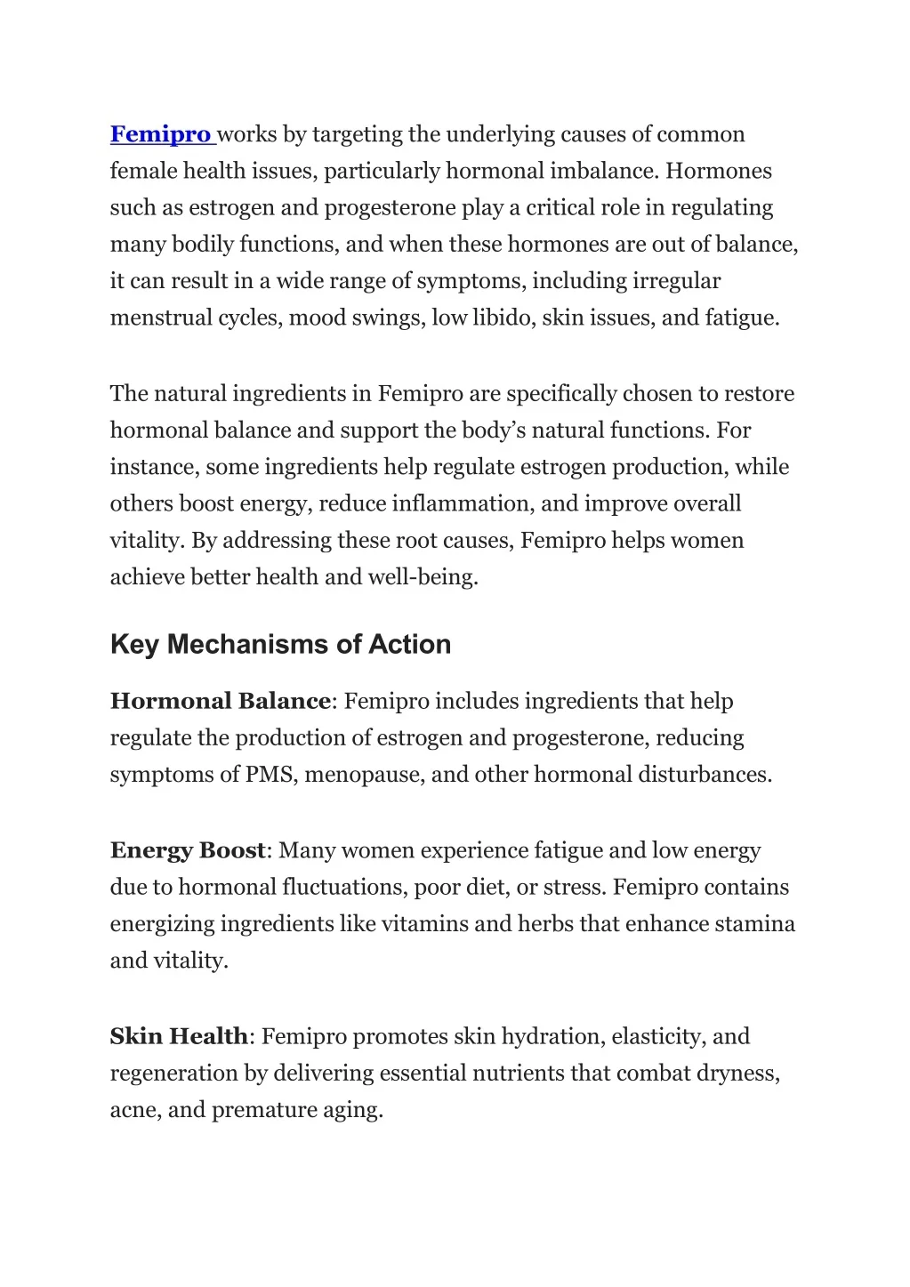 PPT - Femi pro Reviews USA (Updated 2024 Price) Ingredients, Benefits ...