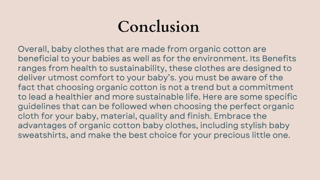 PPT - Why Choose Organic Cotton Baby Clothes for Your Baby PowerPoint ...