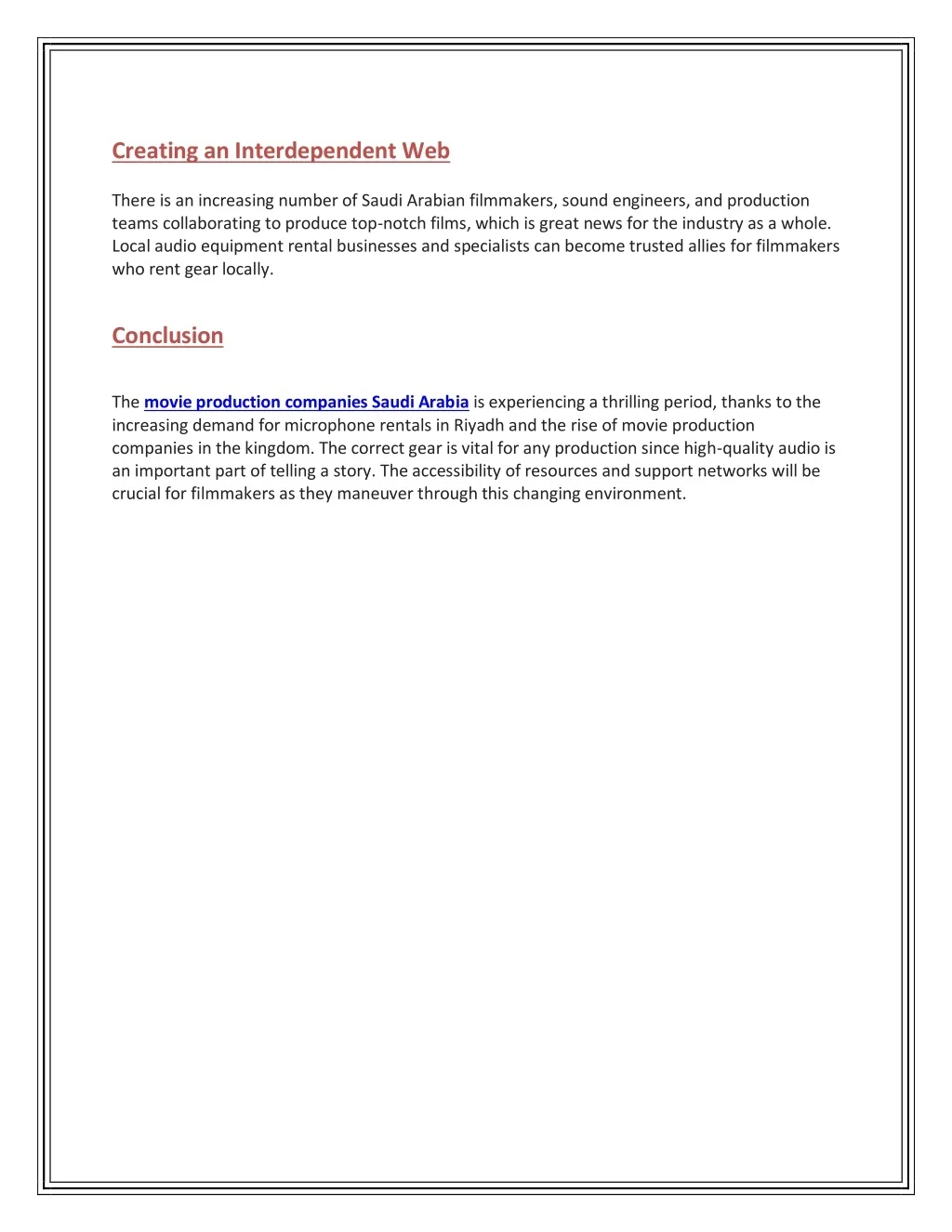 PPT - Investigating Saudi Arabian Studios and Microphone Rental Services PowerPoint Presentation ...