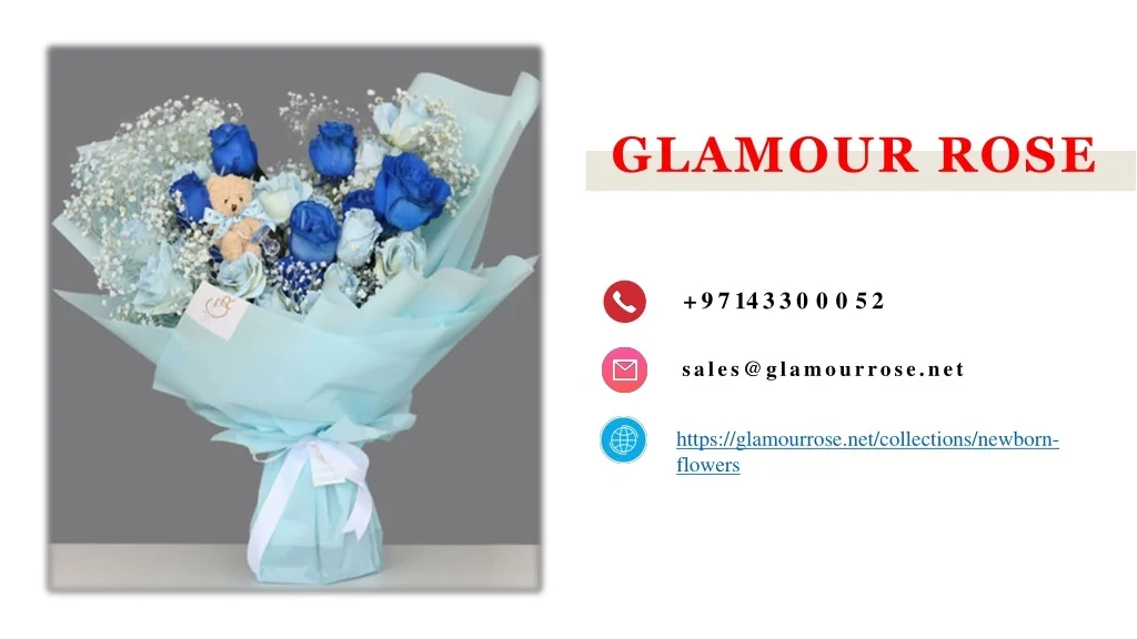 PPT - Newborn Flowers Bouquet – Celebrate New Beginnings with Glamour ...
