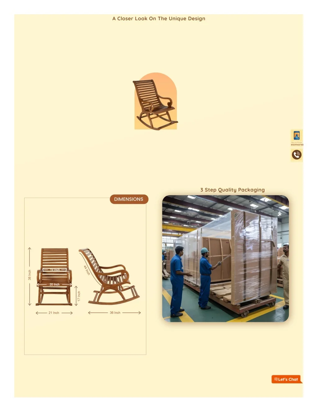 PPT - Boston Teak Wood Rocking Chair (Teak) PowerPoint Presentation ...