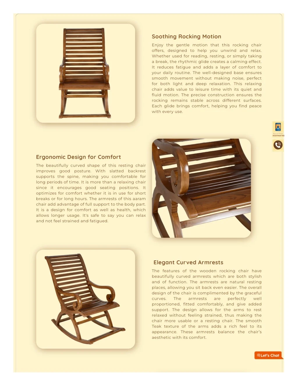 PPT - Boston Teak Wood Rocking Chair (Teak) PowerPoint Presentation ...