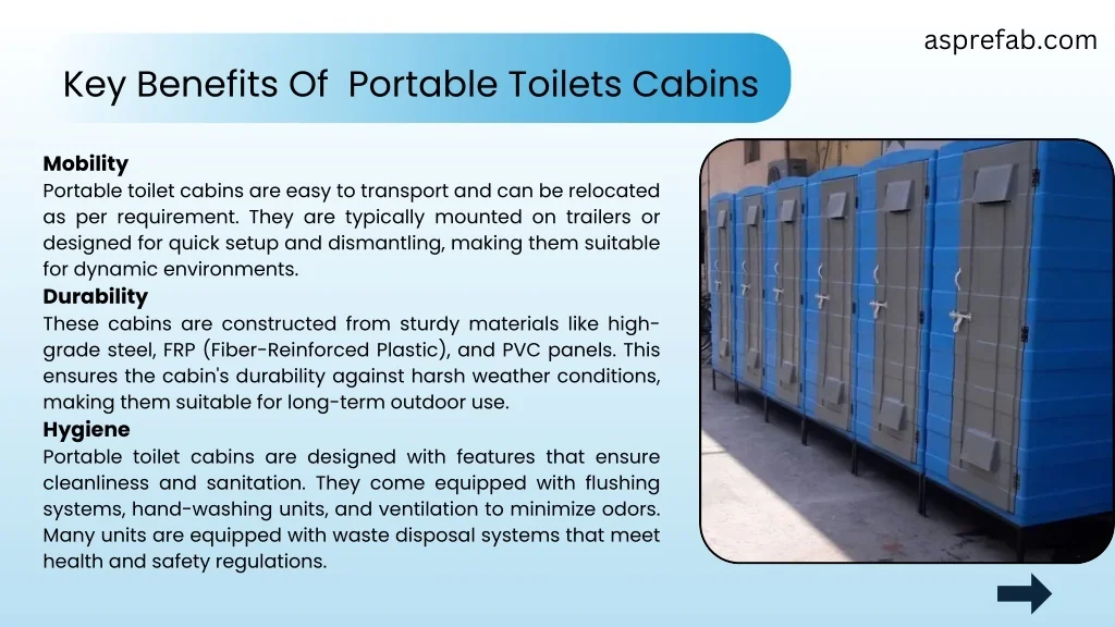 PPT - Premium Portable Toilet Cabins Comfort and Hygiene on the Go ...