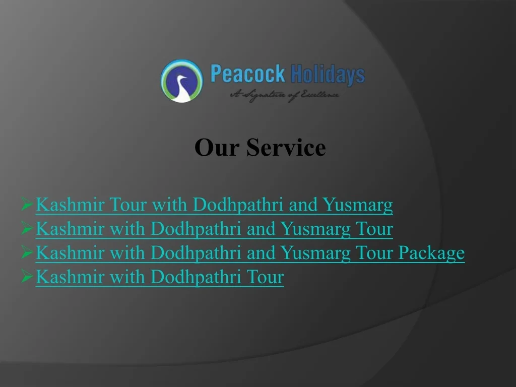 PPT - Kashmir’s Best-Kept Secrets: Explore Dodhpathri and Yusmarg ...
