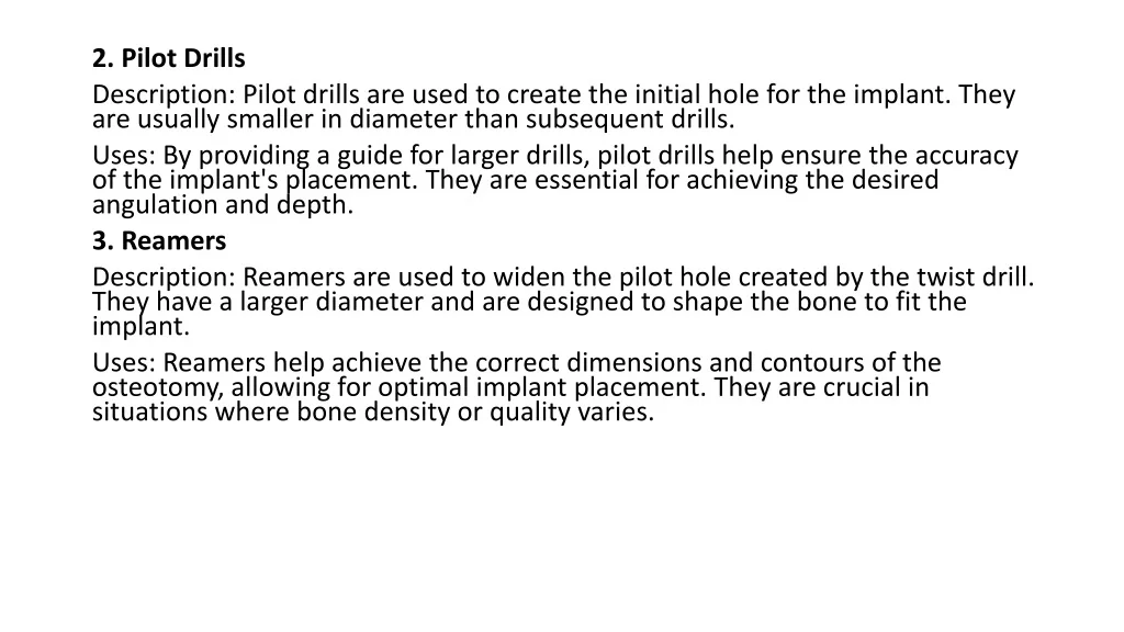 PPT - Dental Implant Surgical Drills PowerPoint Presentation, free ...