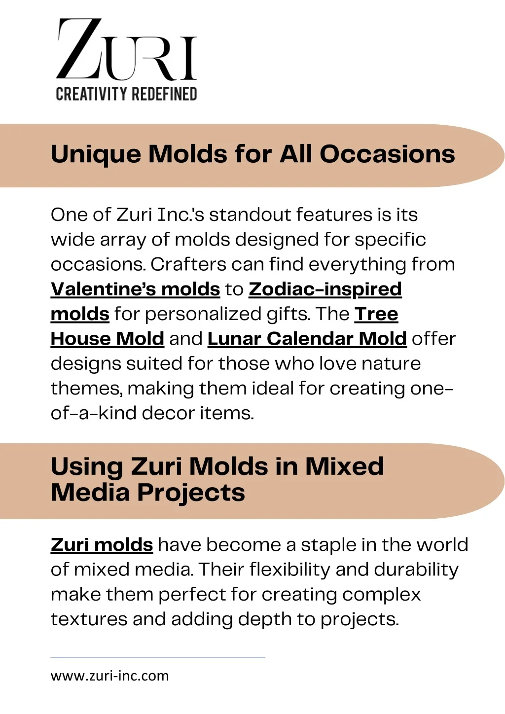 PPT - Zuri Inc. – Premium Silicone Molds for Art, Crafts & DIY Projects ...