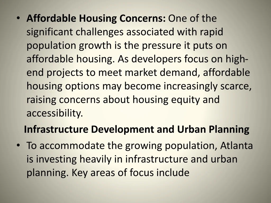 PPT - How Population Growth is Shaping the Future of Land Development ...