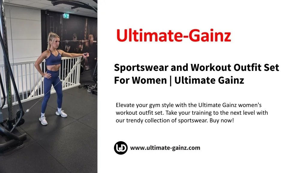 PPT - Sportswear and Workout Outfit Set For Women | Ultimate Gainz PowerPoint Presentation - ID ...