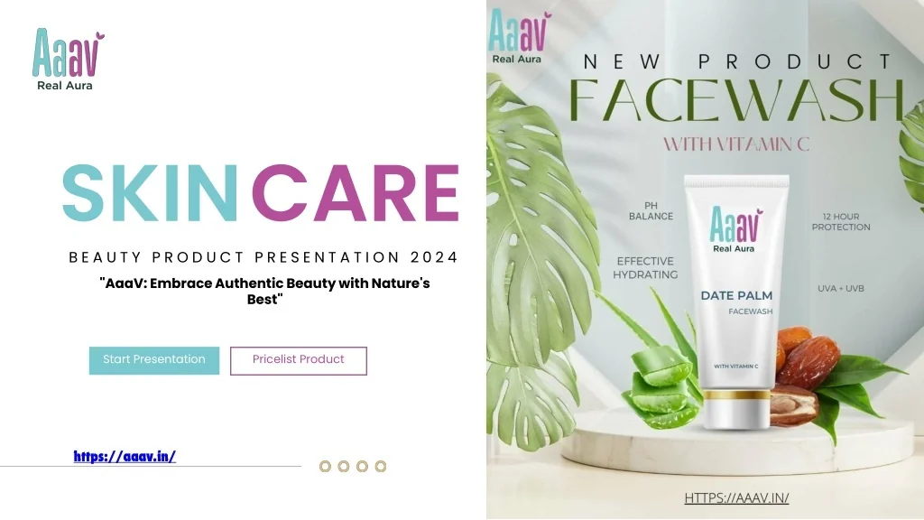 PPT - AaaV – The Best Face Wash in India for All Skin Types PowerPoint Presentation - ID:13684136