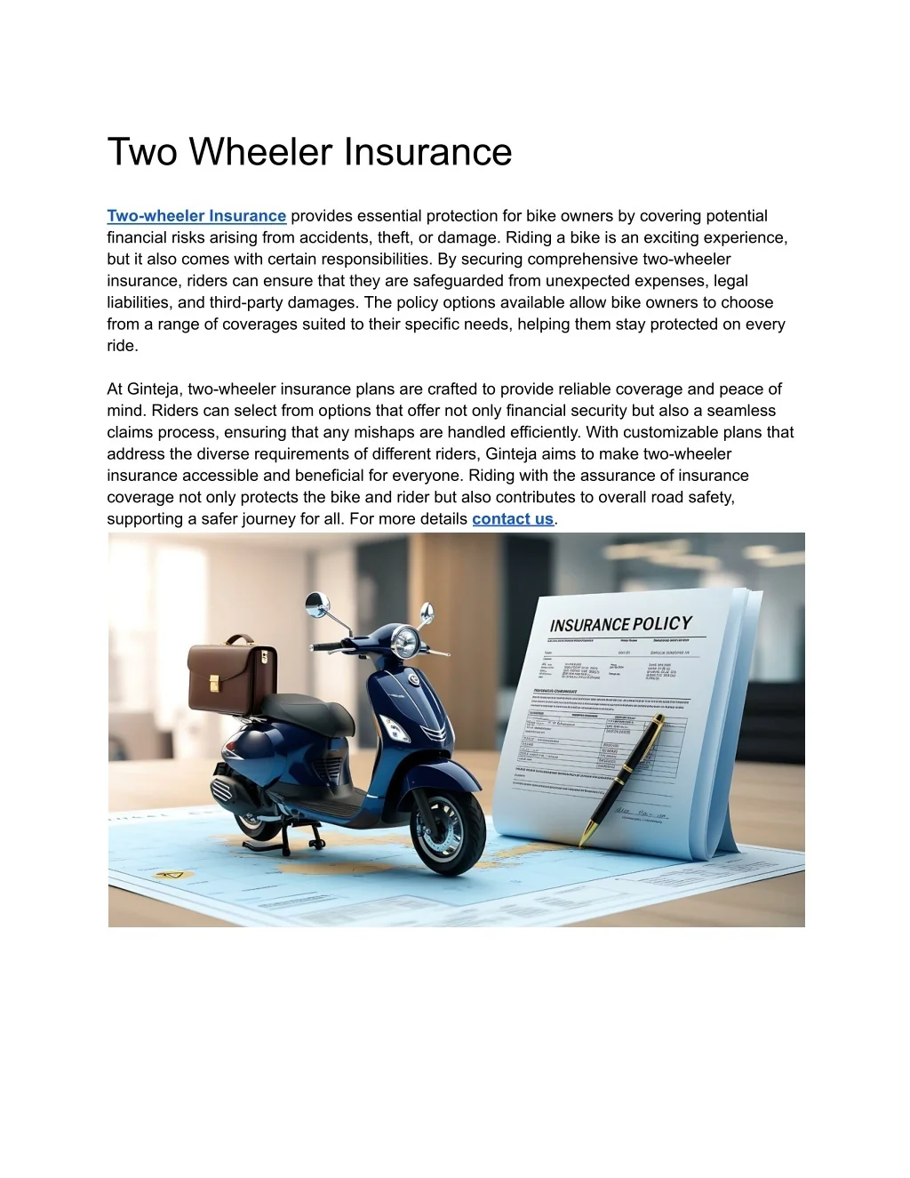 PPT - Two Wheeler Insurance PowerPoint Presentation, free download - ID ...