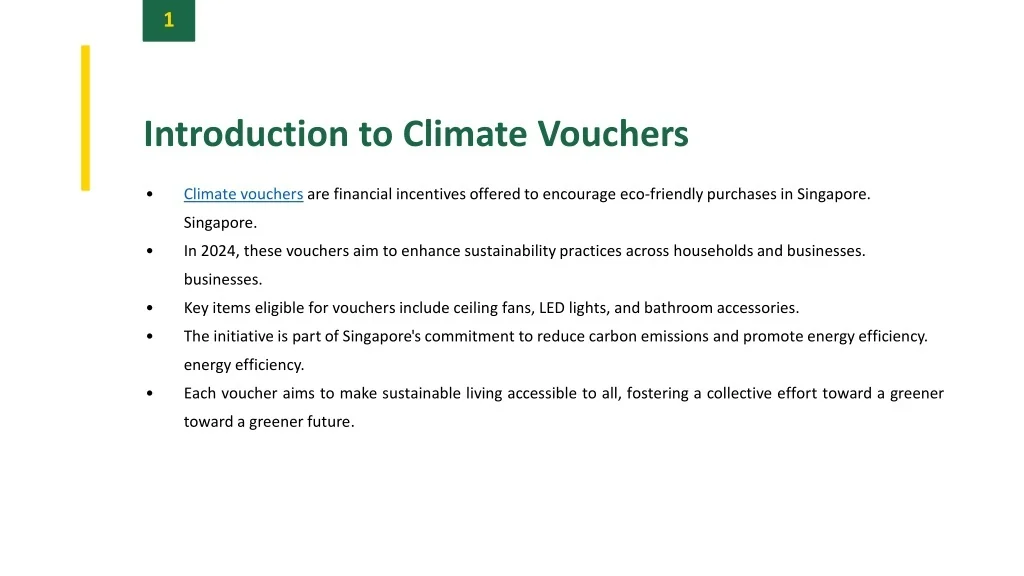 PPT - Climate Voucher Singapore 2024 PowerPoint Presentation, free ...