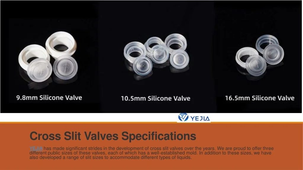 PPT - LSR Injection Molding Leak Proof Silicone Cross Slit Valves ...