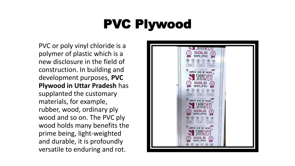 PPT - Top 5 Best Plywood Manufacturer in Bareilly, Uttar Pradesh, India ...