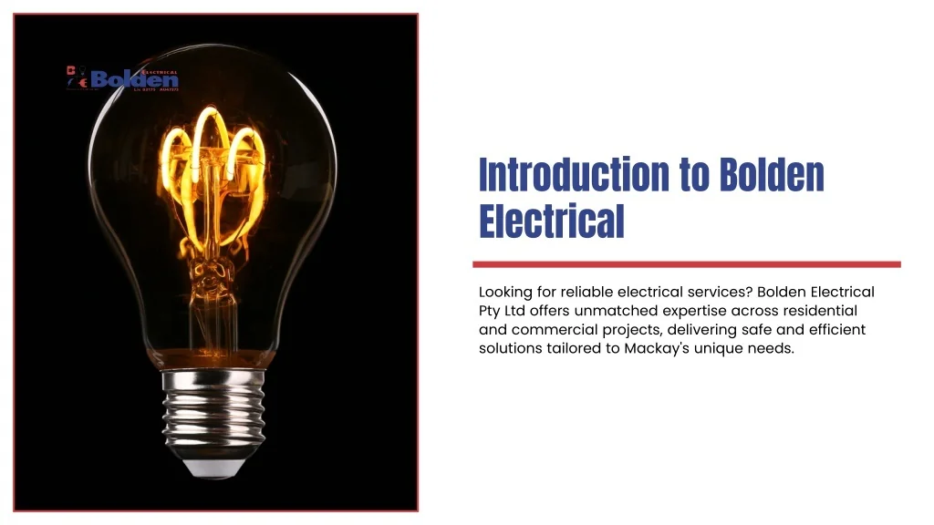 PPT - The Smart Choice for Quality Electrical Solutions in Mackay ...