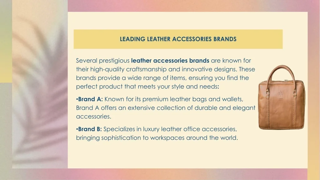 PPT - Ultimate Guide to Leather Accessories: Essential Office Items and ...
