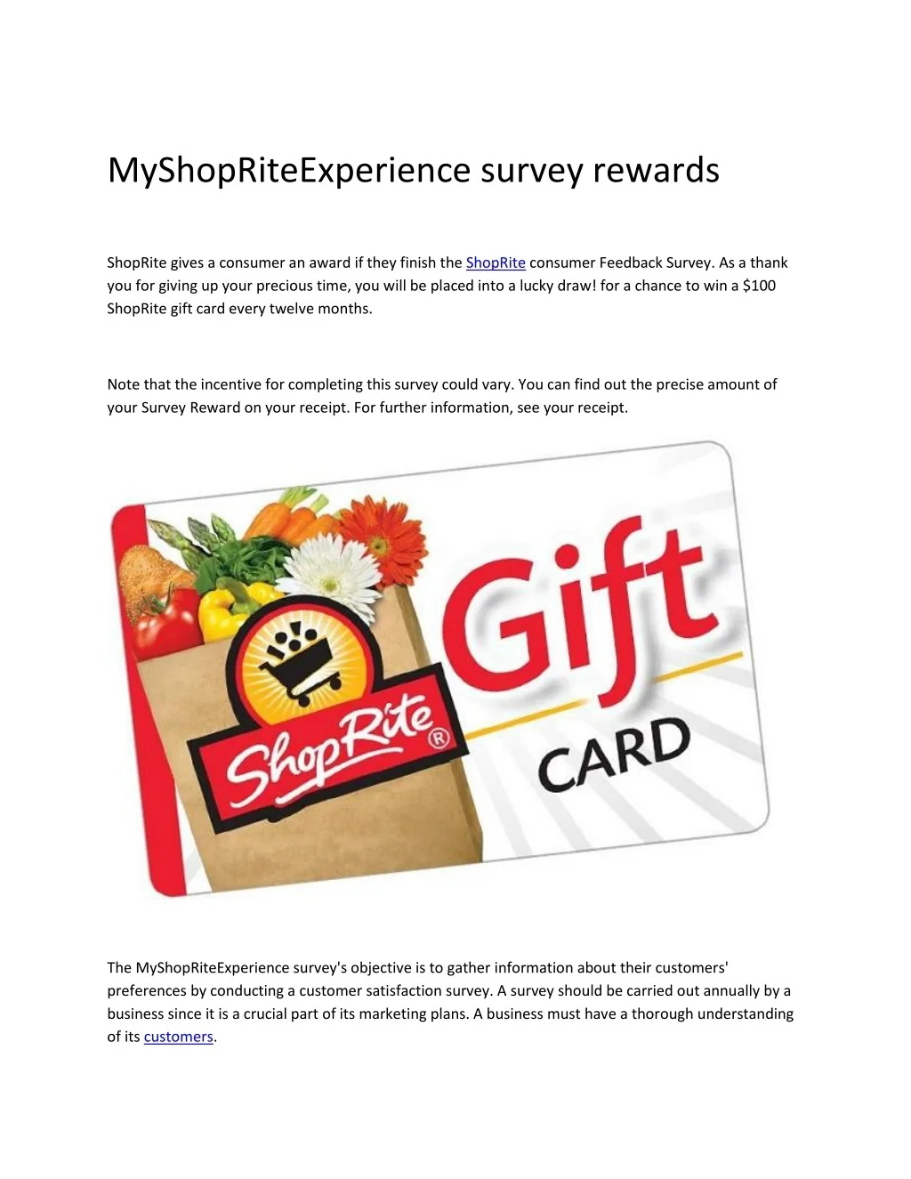PPT - MyShopRiteExperience PowerPoint Presentation, free download - ID ...