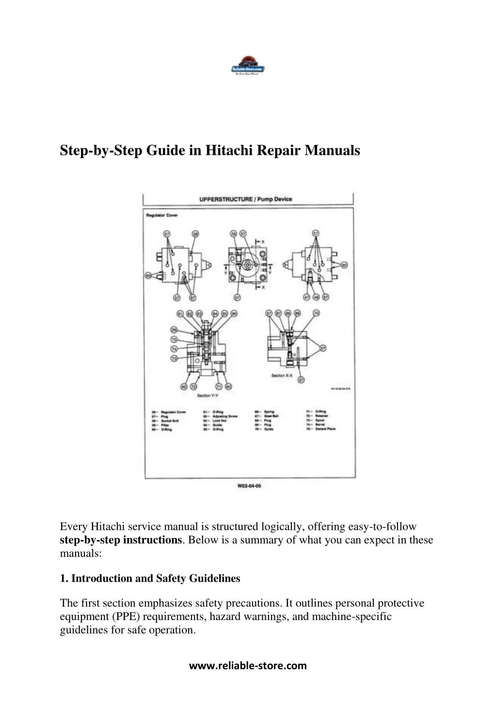 PPT - Buy and Download Hitachi Service Repair Workshop Manuals ...