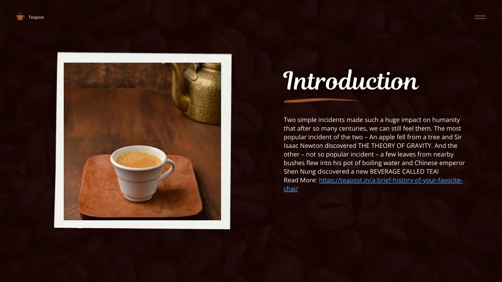 PPT - History Of Tea - Teapost (1) PowerPoint Presentation, free ...