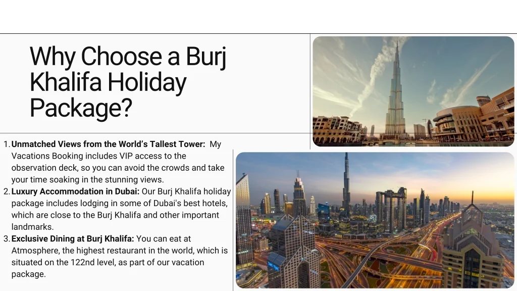 PPT - Your Dream Dubai Vacation Book the Burj Khalifa Holiday Package ...